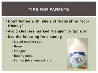 Toxins and Chidren's Health | PPTX