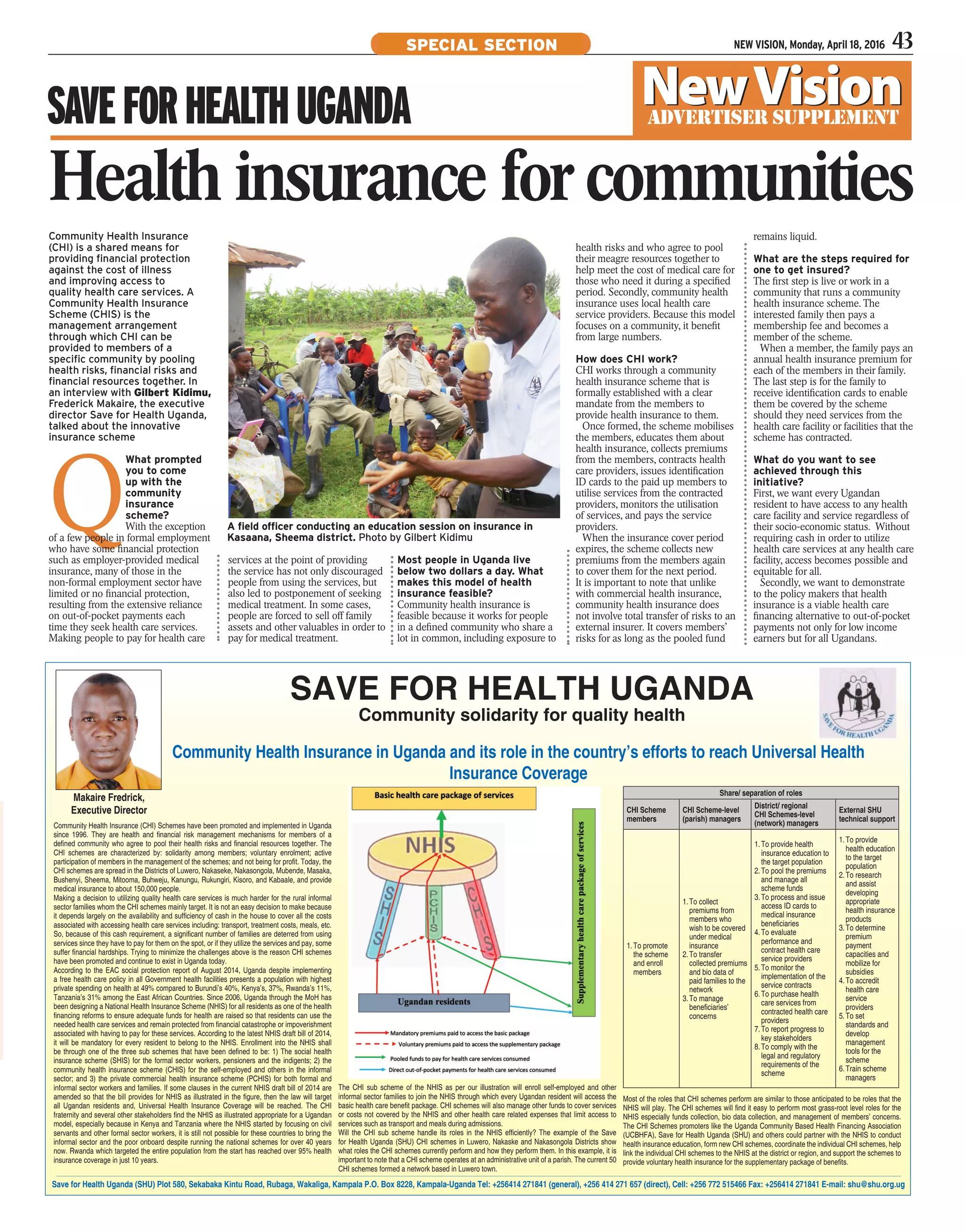 Views on the proposed National Health Insurance Scheme for Uganda | PDF
