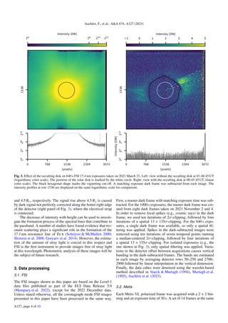 Beyond the disk: EUV coronagraphic observations of the Extreme ...