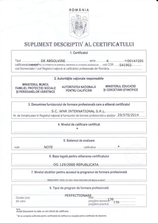CADRU TEHNIC PSI | PDF