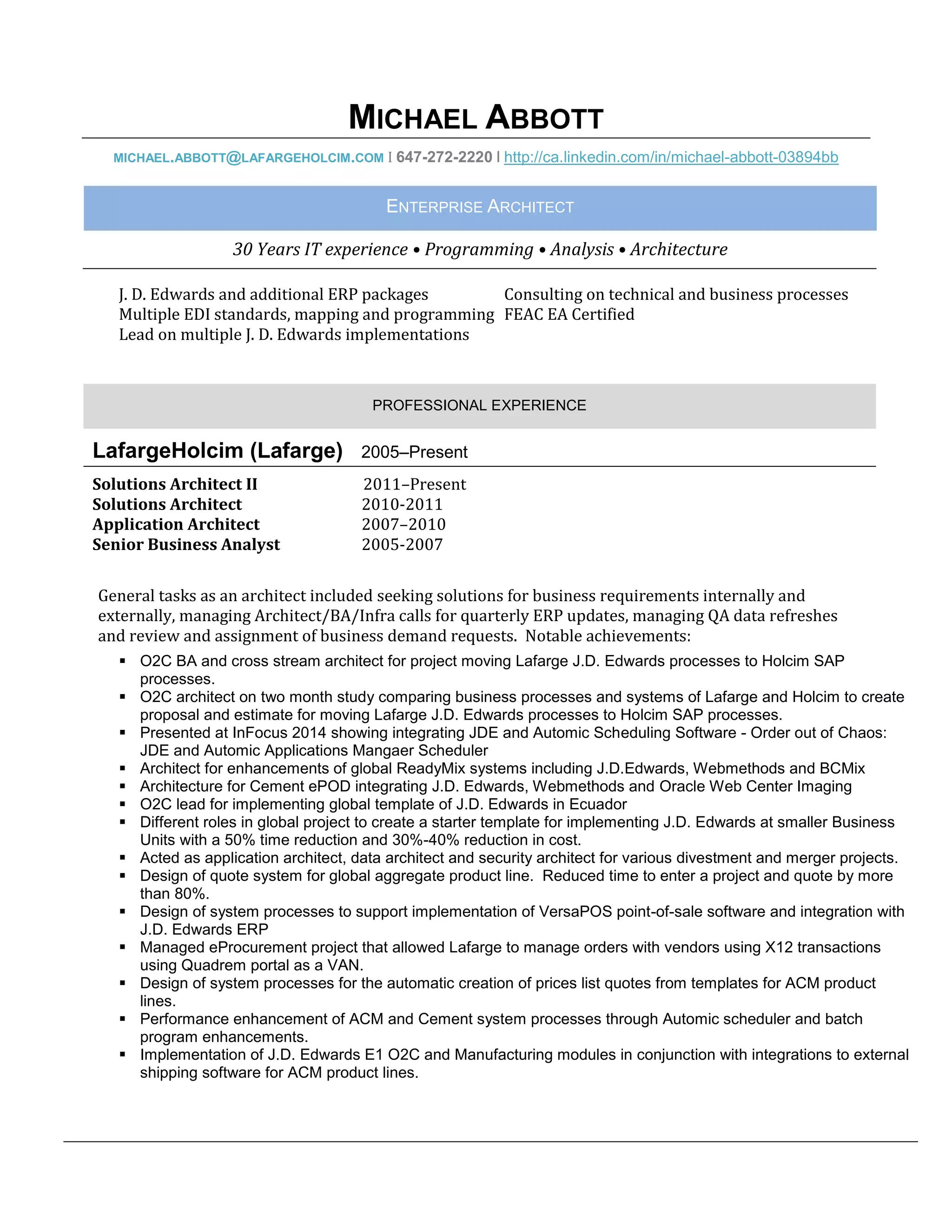 Abbott Resume | PDF