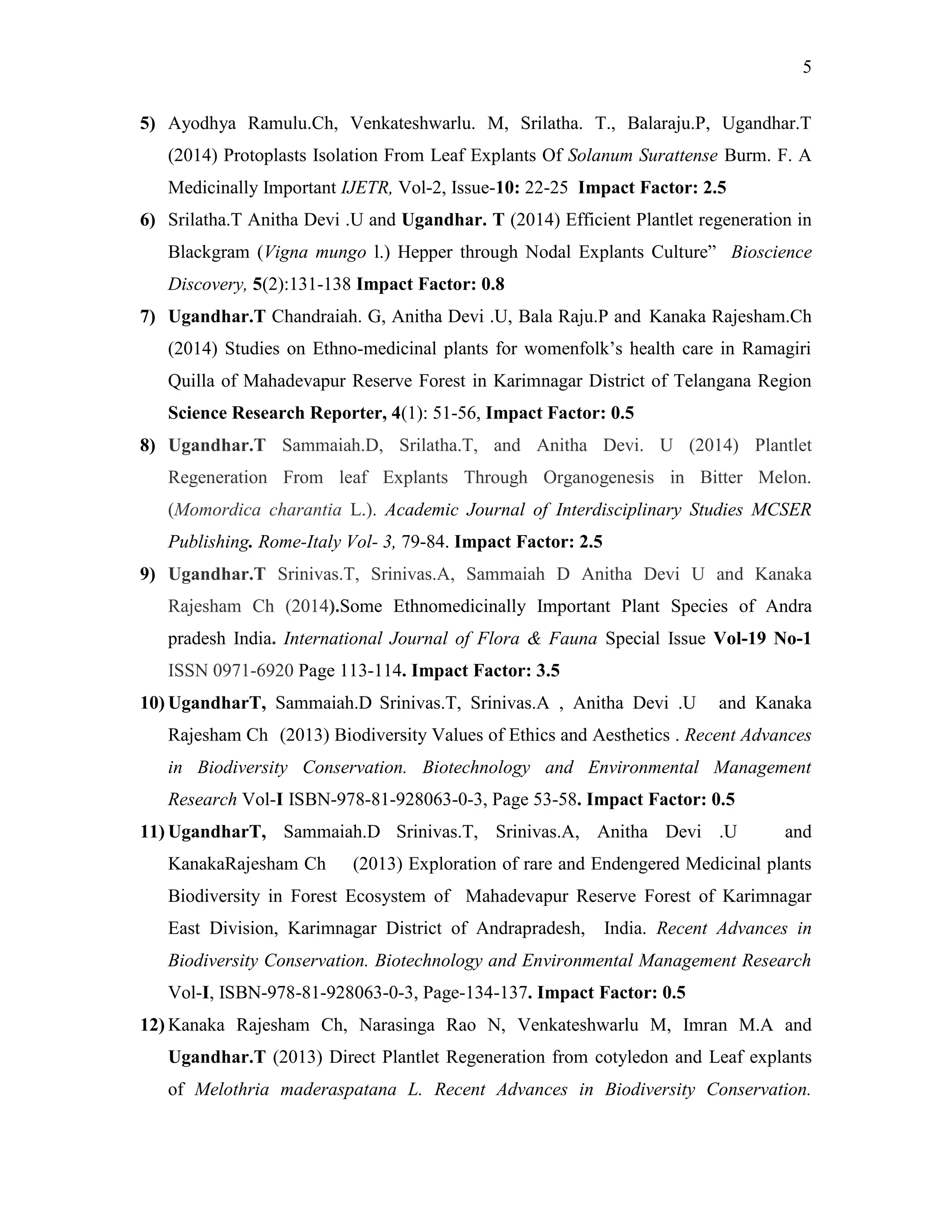 Revised Bio Data March 2015 | PDF