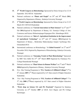Revised Bio Data March 2015 | PDF