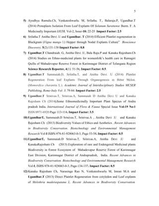 Revised Bio Data March 2015 | PDF