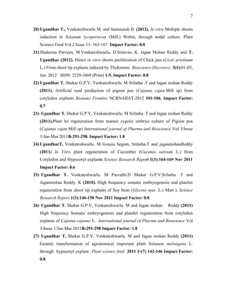 Revised Bio Data March 2015 | PDF