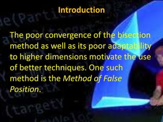 The False-Position Method | PPTX