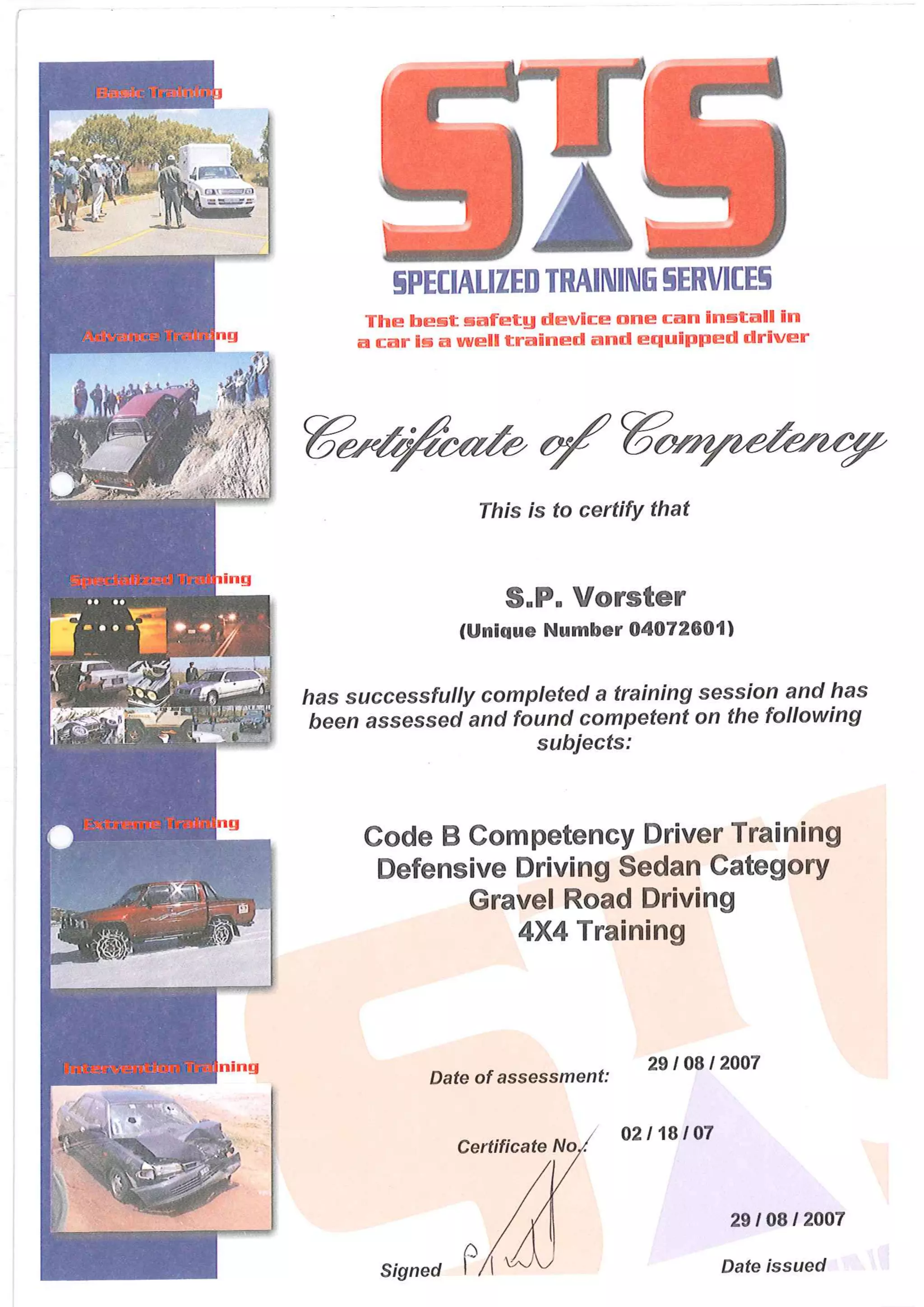 Eskom Certificates | PDF