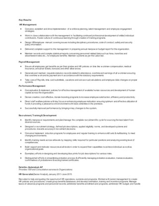 VamshiG 14-06-2016 | DOCX | Human Resources | Business