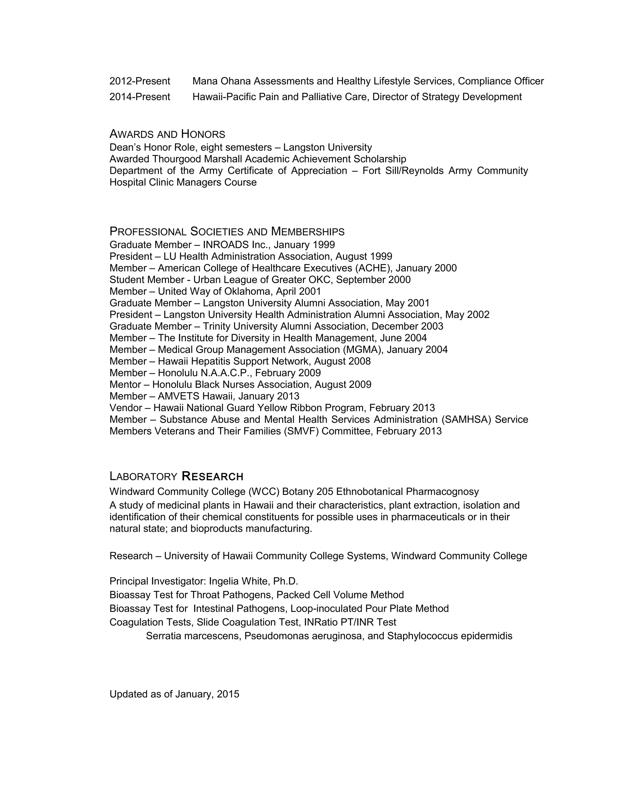 Theo Alexander CV 2015 updated | DOC