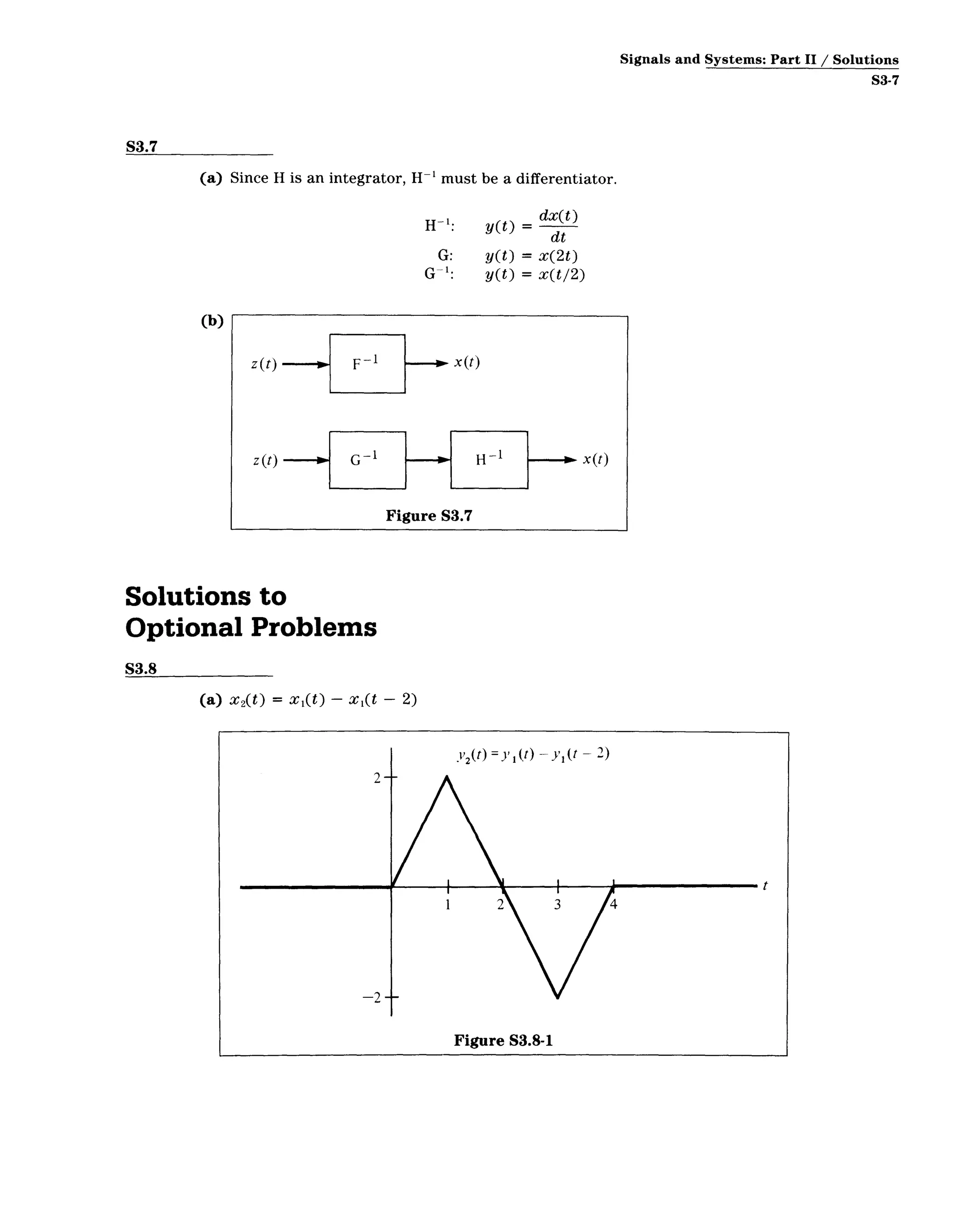 Signals and Systems part 2 solutions | PDF