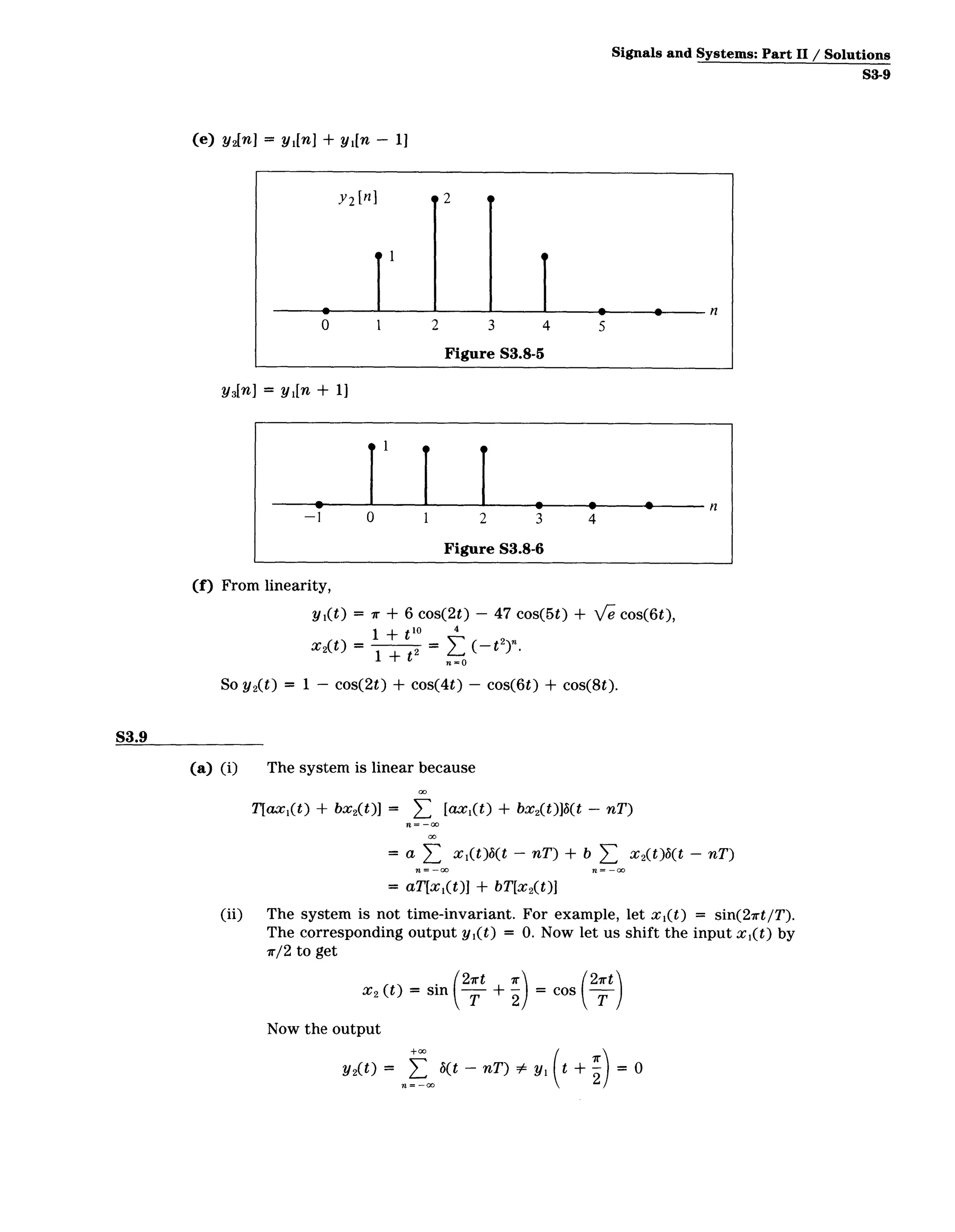 Signals and Systems part 2 solutions | PDF