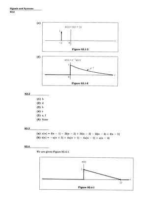 Signals and Systems part 2 solutions | PDF
