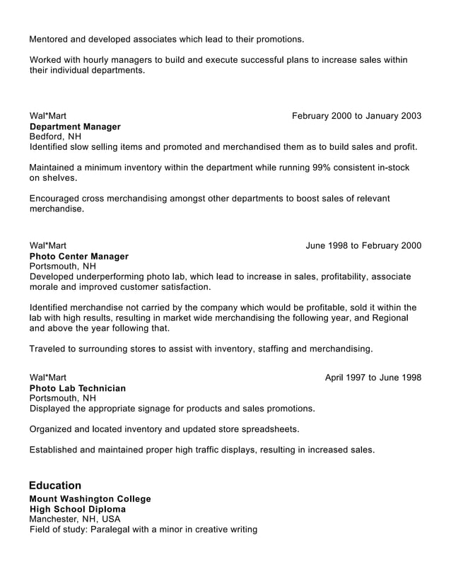 Jeannette Ritter Resume 2016 | PDF | Business Administration | Business