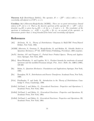 Generalized Functions, Gelfand Triples and the Imaginary Resolvent Theorem | PDF | Physics | Science