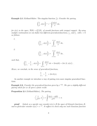 Generalized Functions, Gelfand Triples and the Imaginary Resolvent Theorem | PDF | Physics | Science
