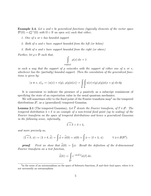 Generalized Functions, Gelfand Triples and the Imaginary Resolvent Theorem | PDF