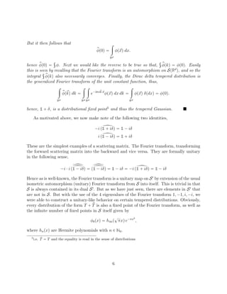 Generalized Functions, Gelfand Triples and the Imaginary Resolvent Theorem | PDF