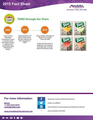 Tang - Global Powdered Beverage Leader | PDF