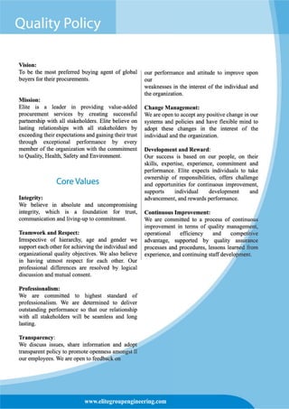 Elite Group Profile | PDF
