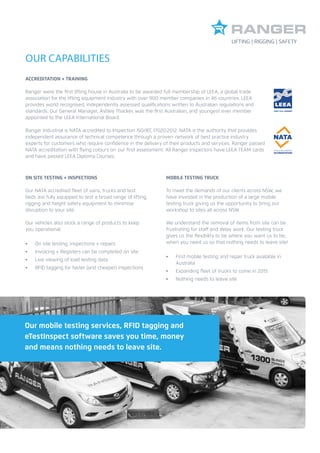 Ranger Capabilities 2014 | PDF | Logistics | Business