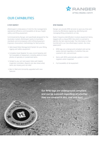 Ranger Capabilities 2014 | PDF | Logistics | Business