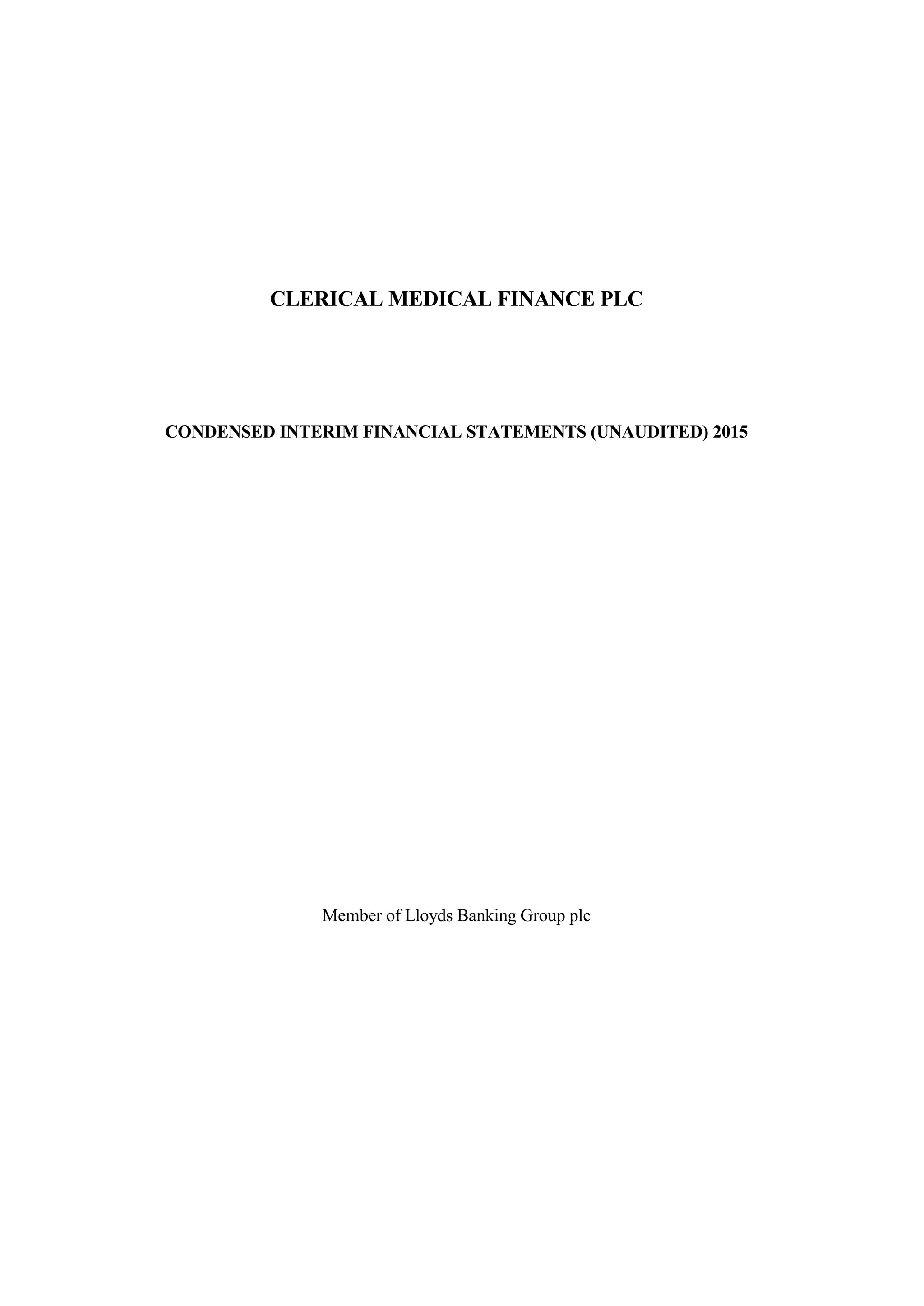 CMF Interim Financial Statements Document | PDF | Business Accounting ...