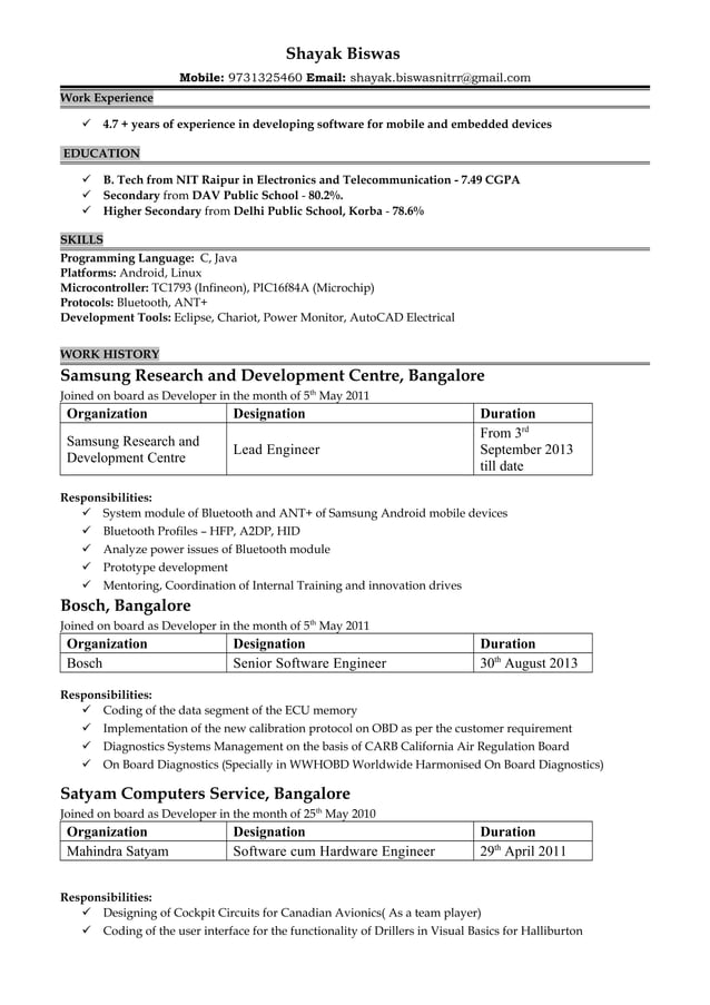 Shayak Biswas_CV-2 | PDF