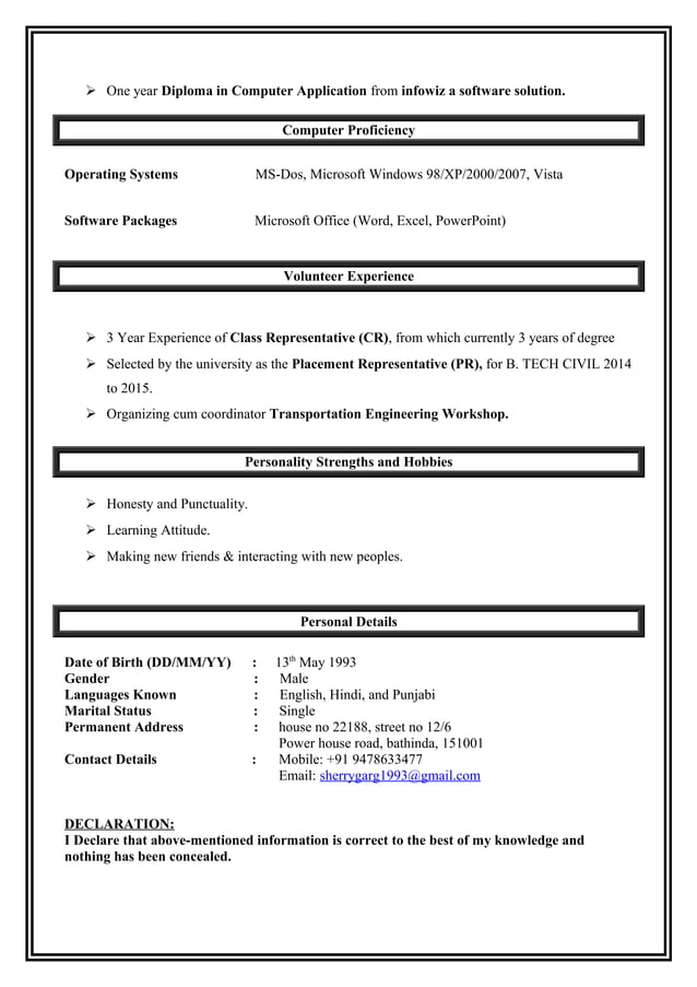 sherry _CV_updated - Copy | PDF