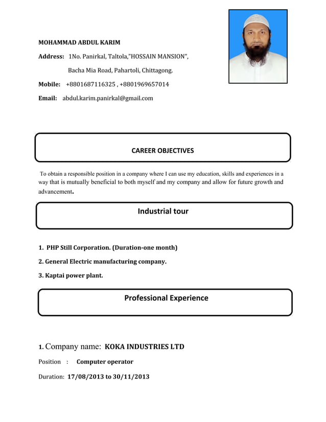 ABDUL KARIM CV_ (1) | DOC