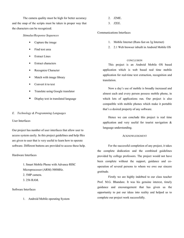 Mobile Camera Based Text Detection And Translation Docx