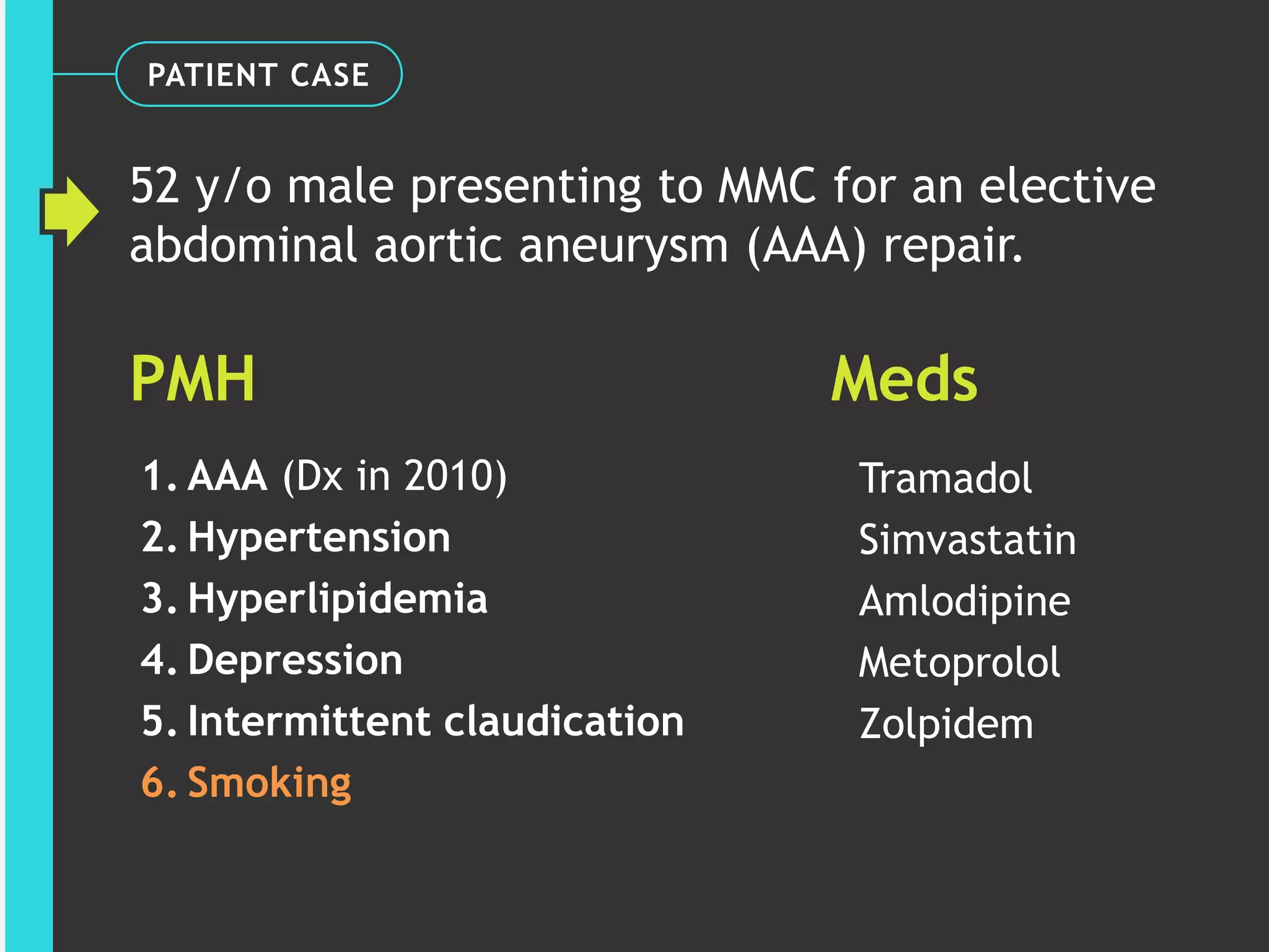 Abdominal Aortic Aneurysms | PPTX