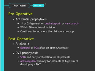 Abdominal Aortic Aneurysms | PPTX