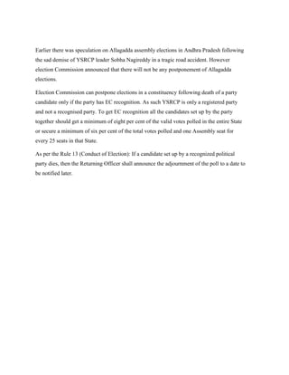 Allagadda elections not deferred! | DOCX