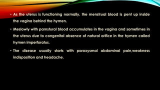 differential diagnosis of appendicitis vs haematocolpos | PPT