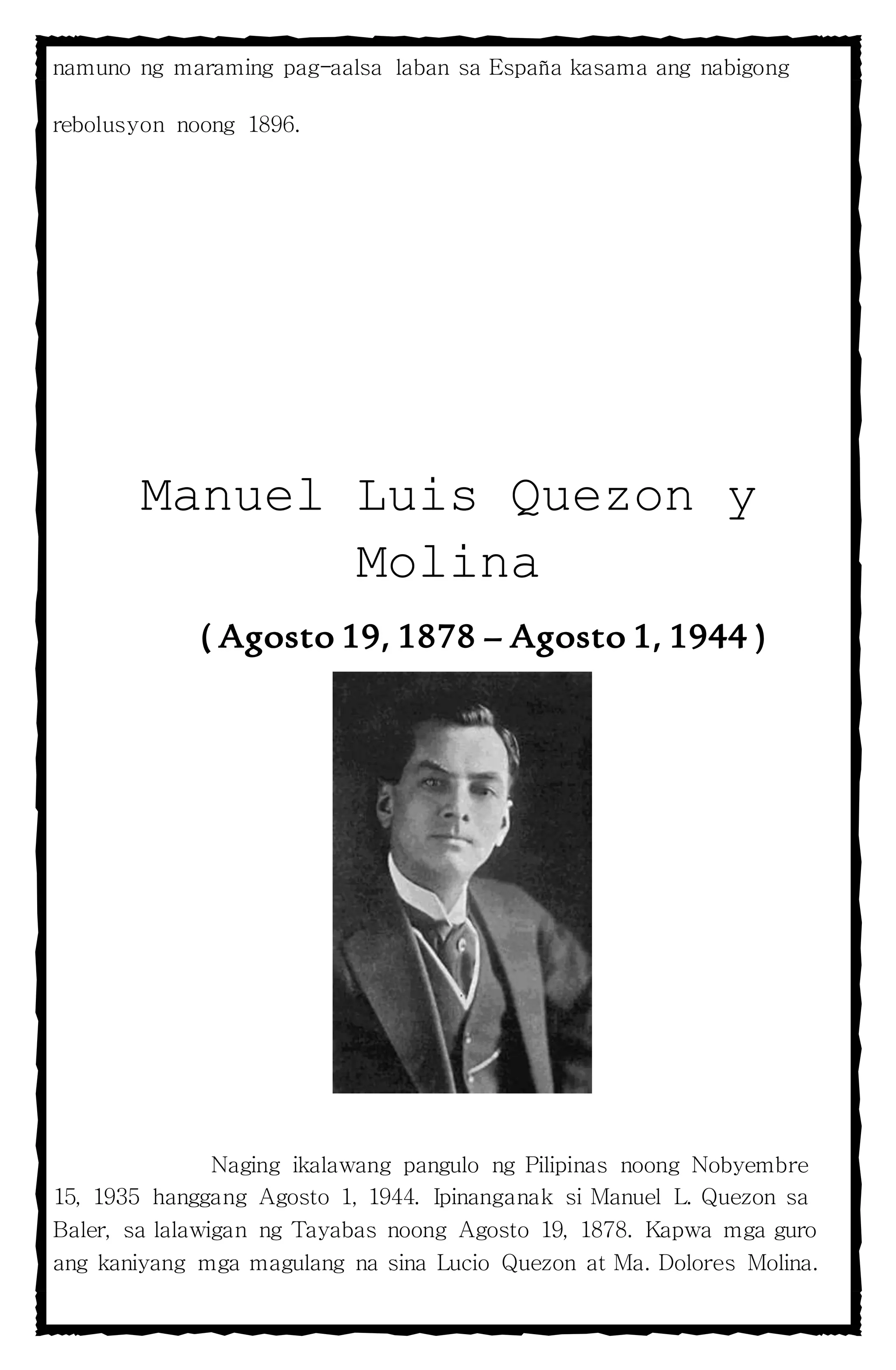 Mga Pangulo ng Pilipinas | DOCX
