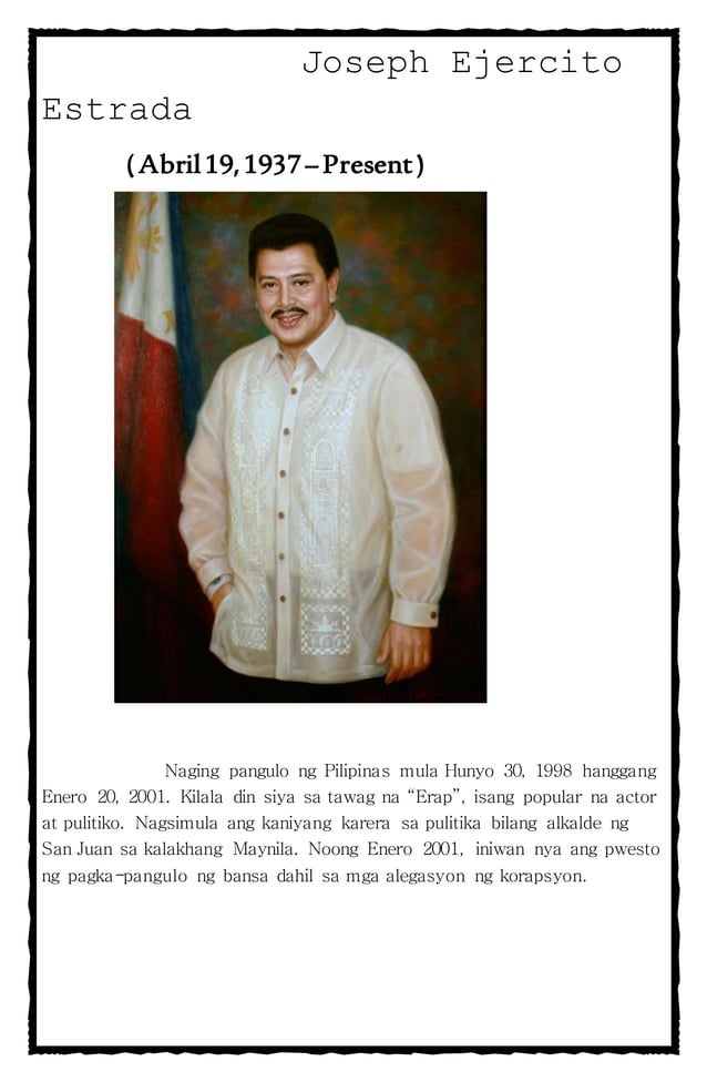 Mga Pangulo ng Pilipinas | DOCX