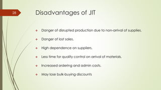 Just in Time Technique | PDF