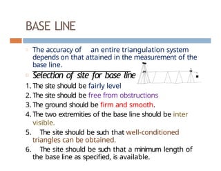 ADVANCED SURVEYING TRIANGULATION ADVANCED SURVEYING TRIANGULATION | PPT