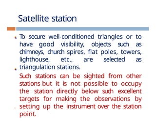 ADVANCED SURVEYING TRIANGULATION ADVANCED SURVEYING TRIANGULATION | PPT