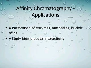 Affinity chromatography, immuno affinity purifications, protein A ...
