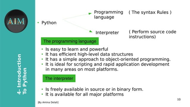 Aaa ped-1- Python: Introduction to AI, Python and Colab | PPT