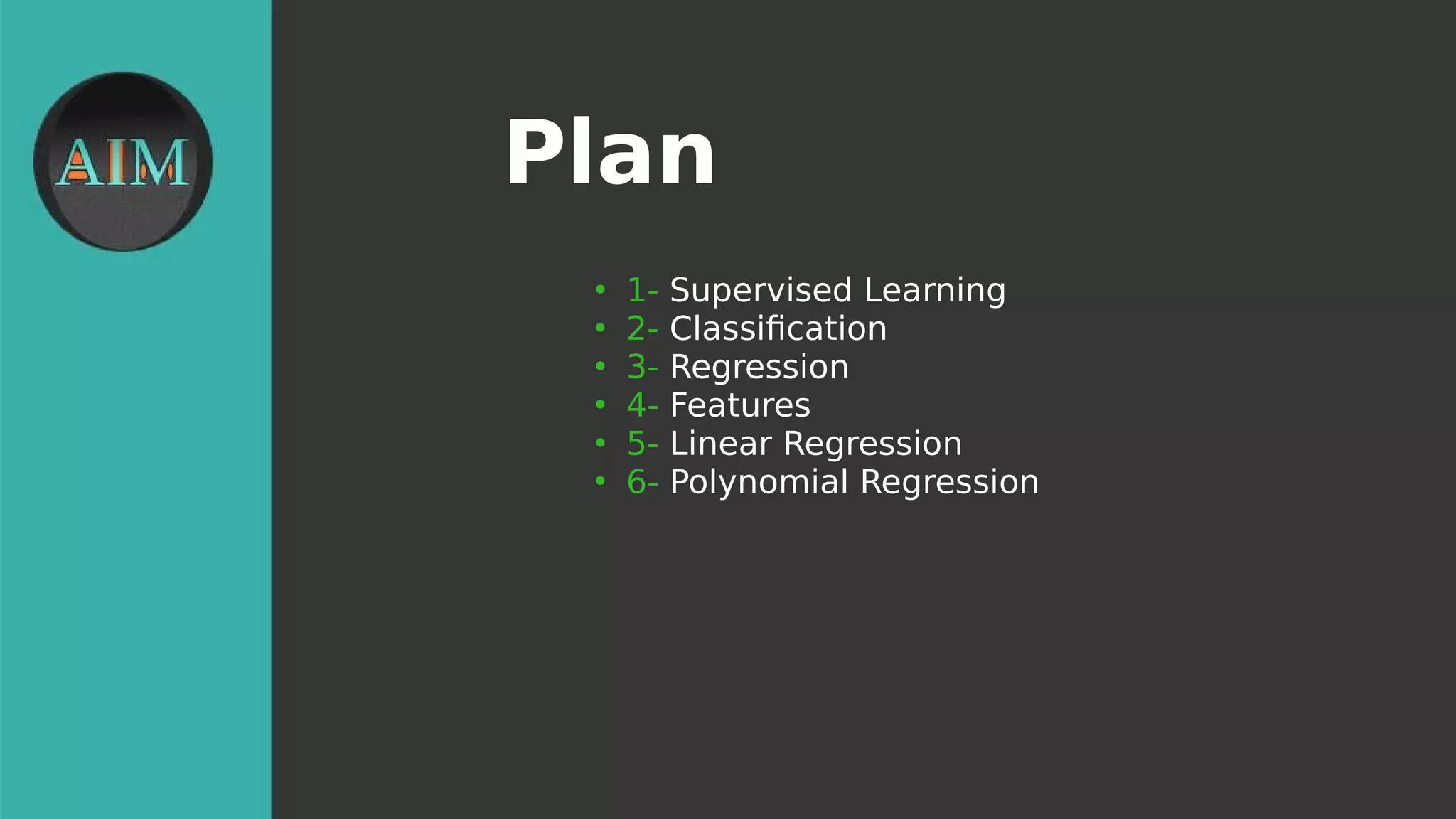 Aaa Ped 10 Supervised Learning Introduction To Supervised Learning Ppt