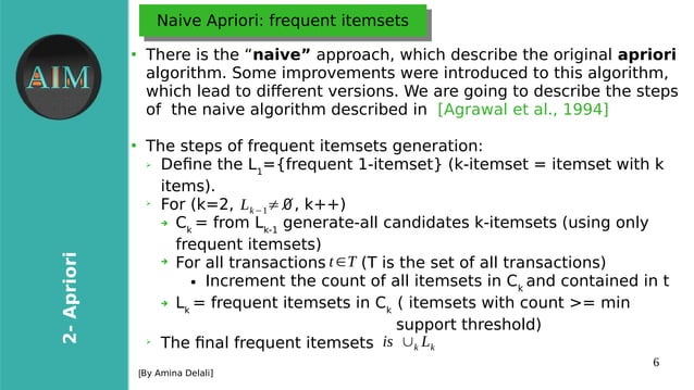 Aaa ped-18-Unsupervised Learning: Association Rule Learning | PPT