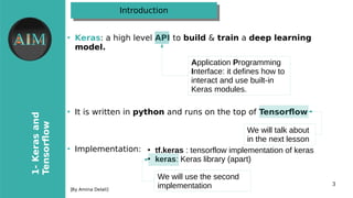 Aaa ped-23-Artificial Neural Network: Keras and Tensorfow | PPT