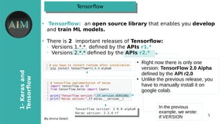 Aaa ped-23-Artificial Neural Network: Keras and Tensorfow | PPT