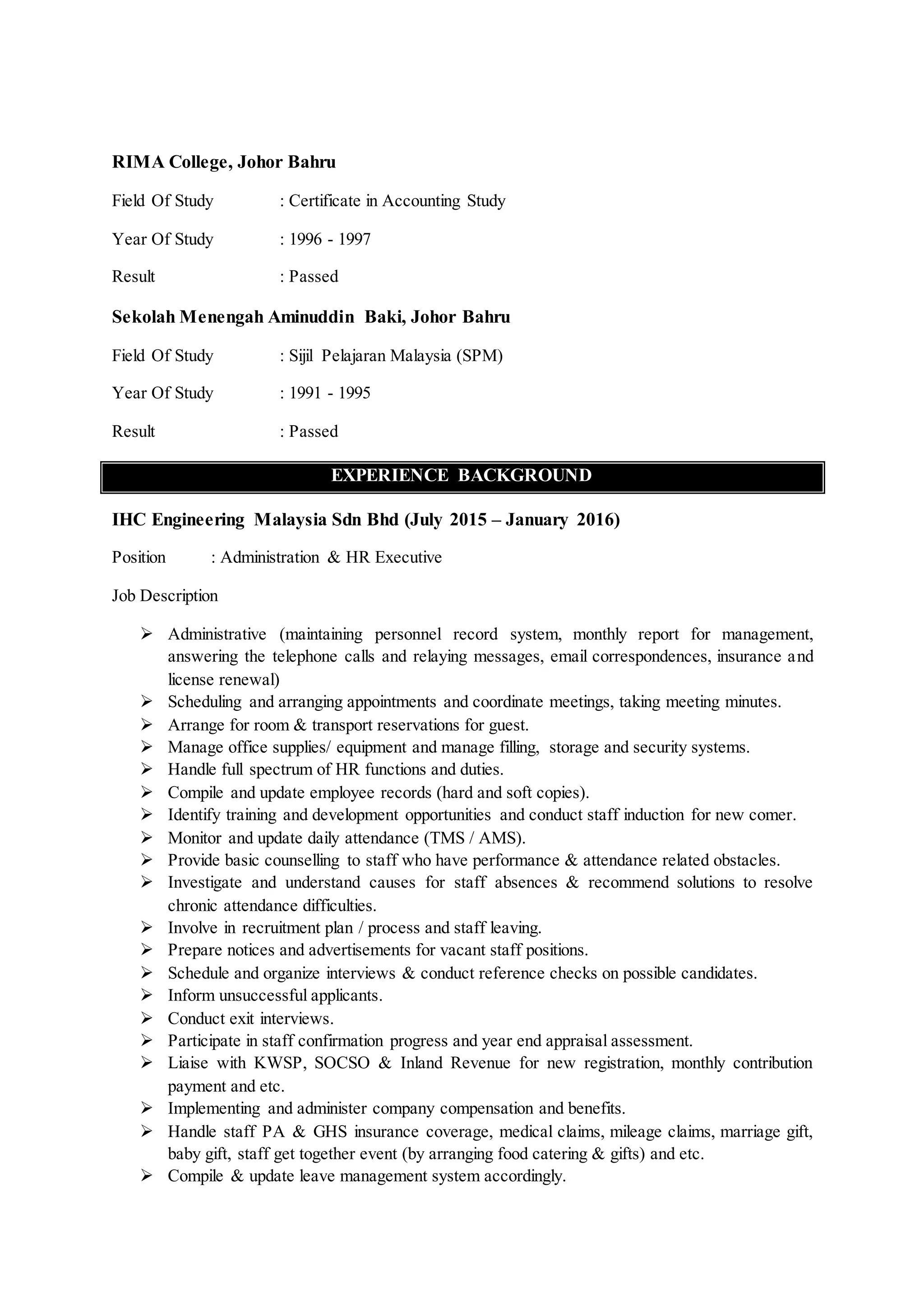 Vani resume 140116 | DOCX