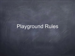 Playground Rules | PPTX