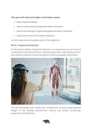 Augmented Reality in Education: How AR is Shaping the Future of ...