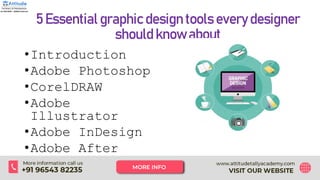 5 Essential graphic design tools every designer should know about | PPT