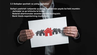 Mol - mulk va mulkiy daromat soliqlari | PPT